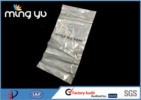 T Shirt Plastic Bags For Packing Clothes High Transparent Logo Printed