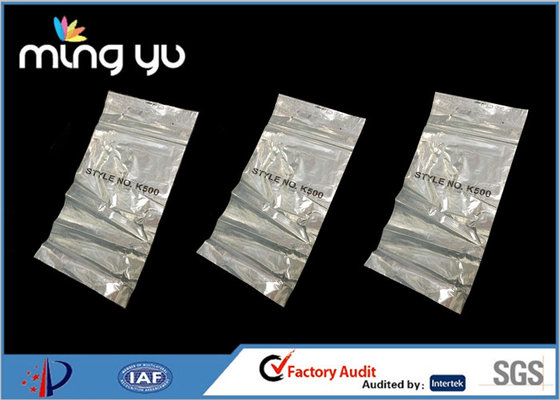 High Transparent Plastic Shirt Bags 32cm Width Customized Logo