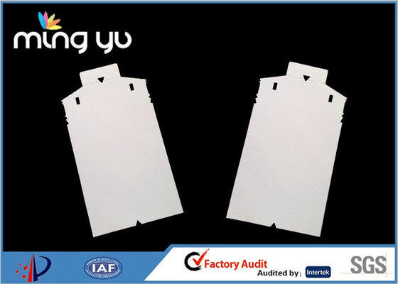 White and Grey Shirt Cardboard / Garment Packing Board Collar 400gsm