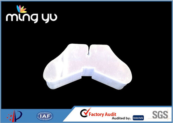 High Transparent Shirt pack PVC clear single collar butterfly Customized  Shape