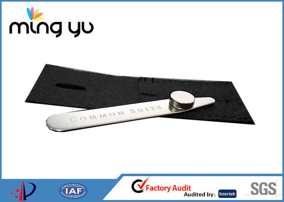 Shirt Metal Collar Stays , stainless steel Collar Stays colorful thickness 12mm