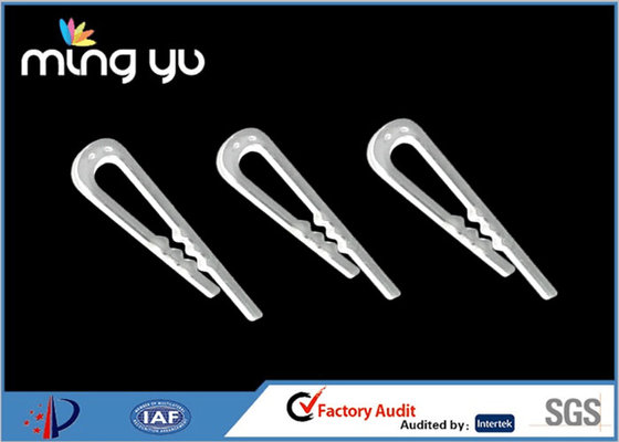Solid Transparent Plastic Shirt Clips 3.3cm 3.8cm 4.3cm ISO Certification