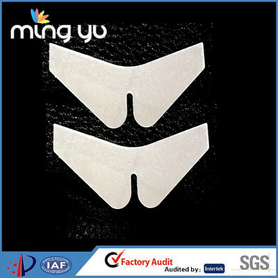 Logo Printing Clear Shirt Butterfly Collar For Mens Wing Collar Shirt PVC No Toxicity