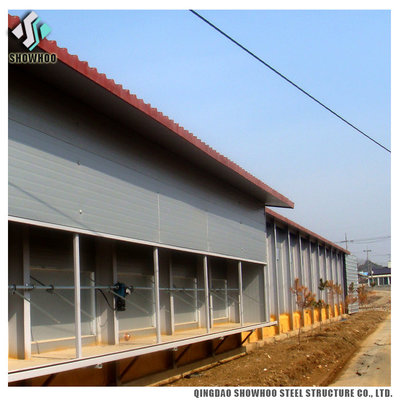 Commercial Steel Frame Broiler Poultry Farm Shed Prefabricated Chicken House Designs For Sale