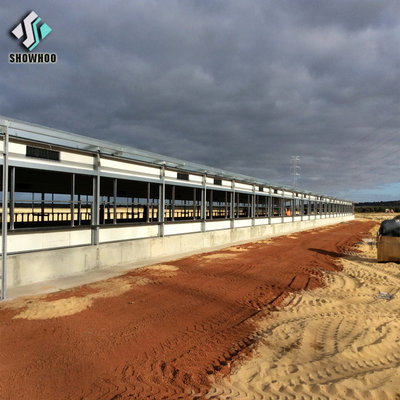 Prefabricated Steel Structure Poultry House Drawing Prefab Chicken Broiler House