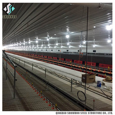 Commercial Prefabricated Steel Structure Designs Poultry Chicken House Sale