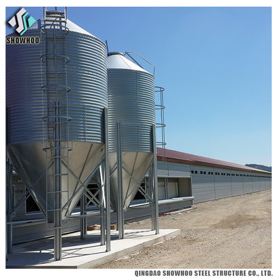 Prefabricated Steel Structure Chicken Farm Shed Design Poultry House