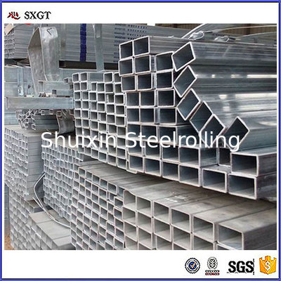 Pre galvanized carbon rectangle steel tube/galvanised steel pipe for greenhouse frame