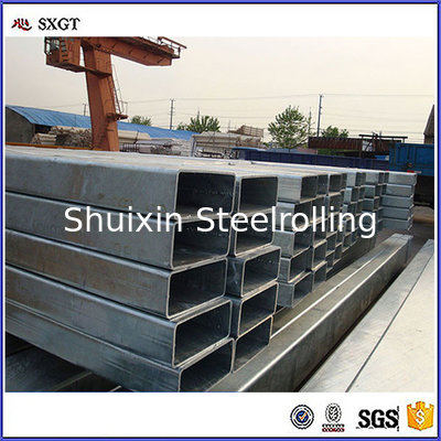 Pre galvanized carbon rectangle steel tube/galvanised steel pipe for greenhouse frame