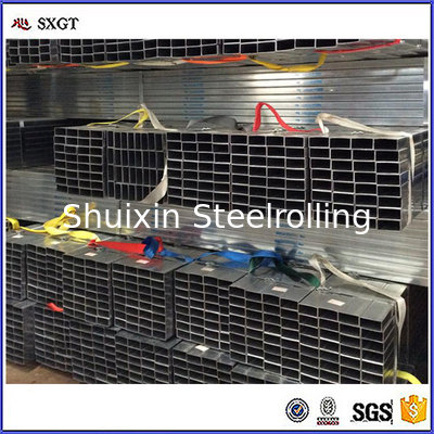 q235 40x60mm pre-galvanized rectangular steel tube / pipe GI steel pipe