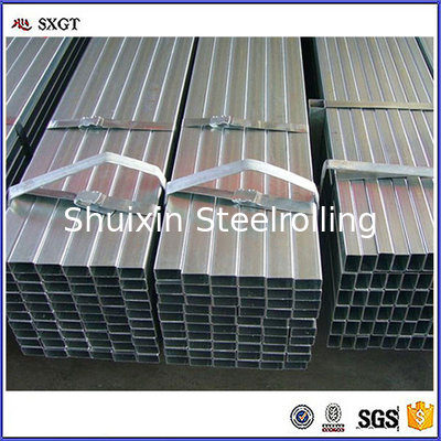 pre-galvanized steel Rectangle pipe/hot dipped galvanized Rectangle tube 48mm