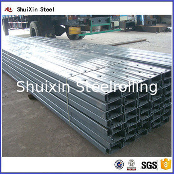 high strength GB ASTM JIS Galvanized structural steel c channel