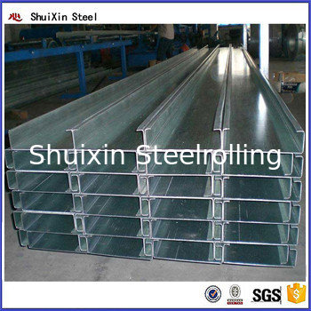 Light Weight Perforated 2mm Thickness C Purlins / Cold formed Steel C Channel