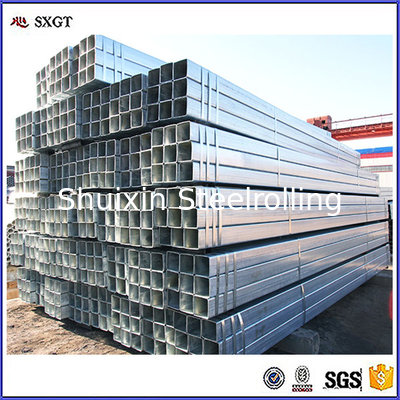 Q235 Hot dipped galvanized square steel pipe/pre galvanized steel pipe gi tube