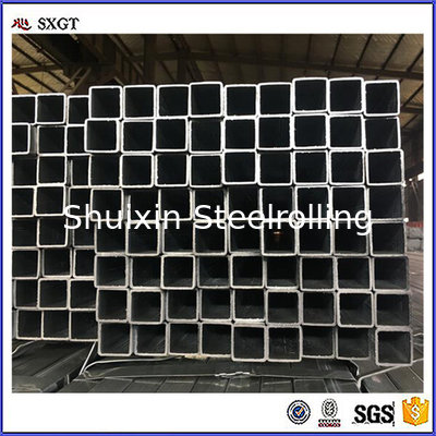 Tangshan black and galvanized weld 80×80mm steel square tube Z40g-Z150g