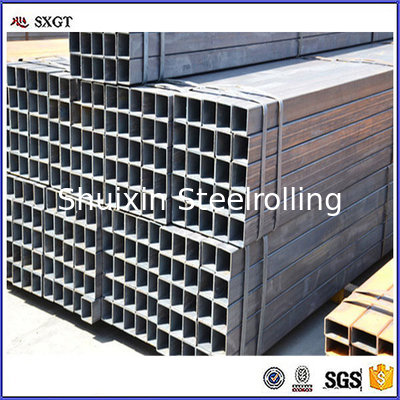 construction DIN Q345 galvanized square carton steel tube
