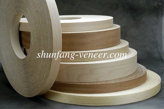 Cross Grain Veneer Edge Banding Real Wood Veneer Edgebanding for Furniture Doors Cabinetry and Panel supplier