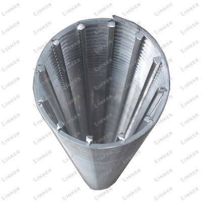 Stainless steel wedge wire pipe ,20 micro Filter Element