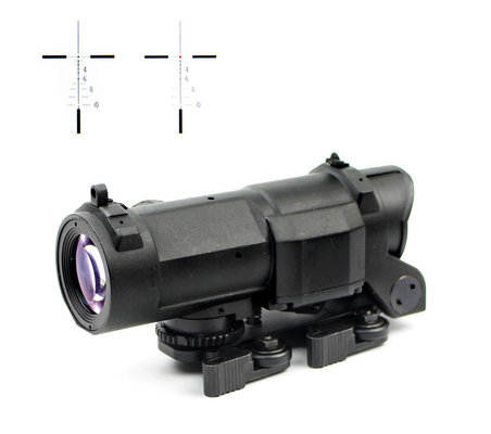 Outdoor Airsoft Rifle Scopes Military Red Cross Digital Picatinny 20 mm Mount