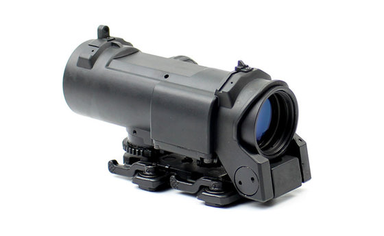 Illuminated Long Range Rails AR Optics Scope 4 x 32 Second Focal Plane