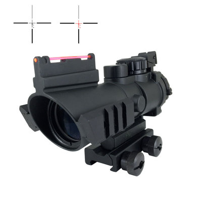 Army Fiber 4x AR Optics Scope Variable 4 x 32 Multi Side Mounting Aluminum