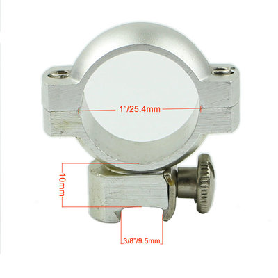 Polishing Sliver Steel High Rise Scope Mount / 2 Piece Scope Brackets