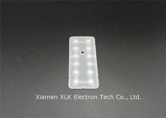 White Silicone Rubber Buttons Keypad With Metal Connect OEM Service Available