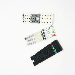 Convenient Heat Resistant Silicone Rubber Keypad For Micro Measurement Equipment