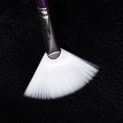 Flat Tip Nickel Plated Kids Paint Brush Set