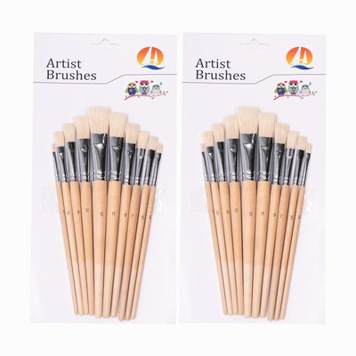 Nickel Plated Brass Ferrule Watercolor Pen Set
