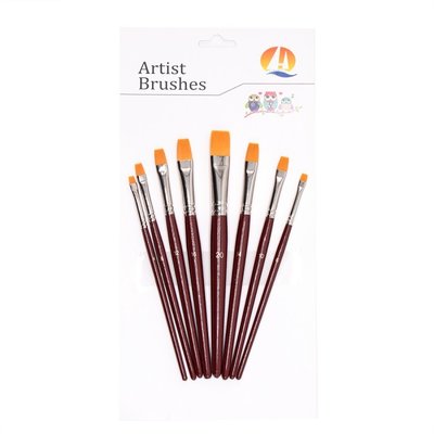 Gold Copper Ferrule Artist Oil Paint Brushes