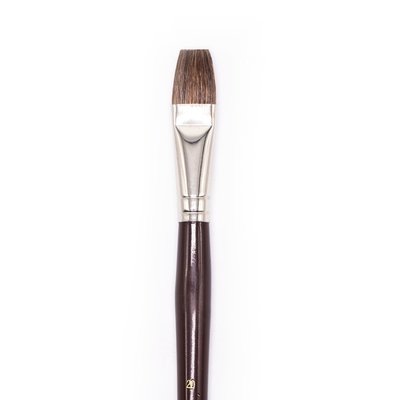 Nickel Clad Copper Ferrule #8 Pony Hair Paint Brush