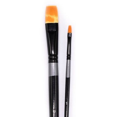 Golden Aluminum Ferrule #4 Artist Watercolour Brushes