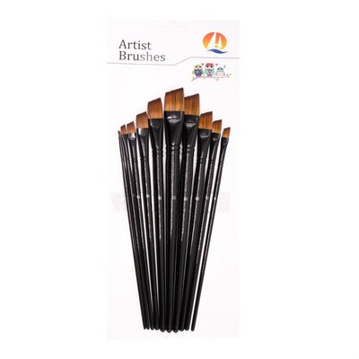 Nylon Hair 10pcs Artist Paint Brushes Set
