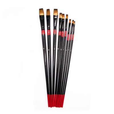 Aluminum Ferrule Artist Paint Brushes Set