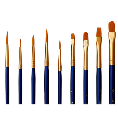 Nickel Plated Brass Ferrule Acrylic Paint Brush Pens