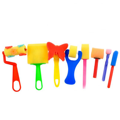 10cm Foam Paint Brushes