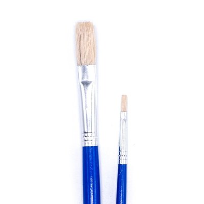 Flat Children 9pcs #12 Artist Oil Paint Brushes
