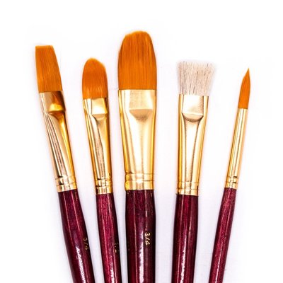 Mixed Tip Acrylic 11pcs Oil Paint Brush Set