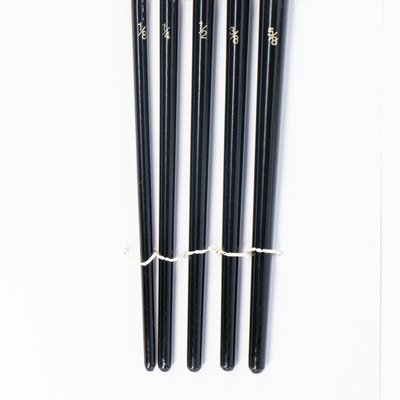 Oval Head Nylon Hair Black Aluminum Ferrule Artist Brush Set