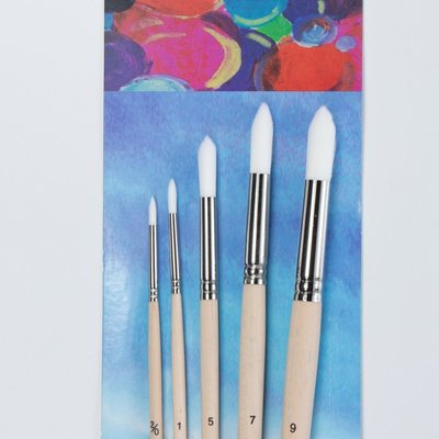 ISO 9001 Copper Ferrule 9# Oil Painting Brush Set