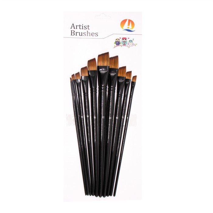 Nylon Hair 10pcs Artist Paint Brushes Set