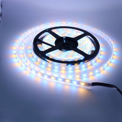 12V RGBW IP67 Waterproof 60 Leds/M 5050 Flexible LED Strip Kit With 40key IR Remote