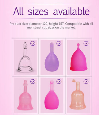 Amazon Hot Sale portable High Temperature Steam Sterilizer Copa Menstrual Cup Cleaner supplier