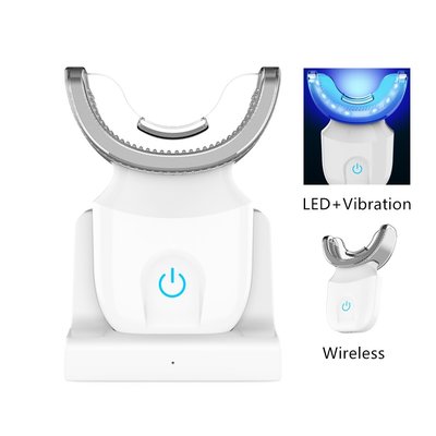 Home use wireless USB rechargeable laser blue led teeth whitening kit with led light supplier