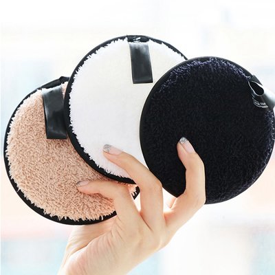 Reusable face cleansing makeup remover pad washable eye makeup pad supplier