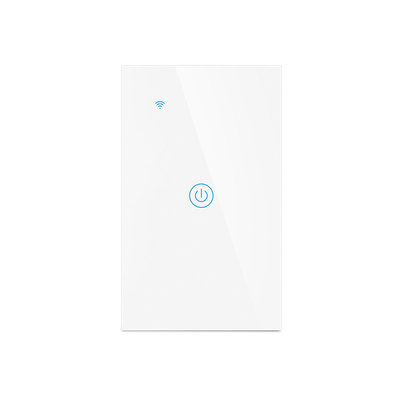 Glass Panel 118mm 100VAC 50Hz Smart WiFi Wall Switch