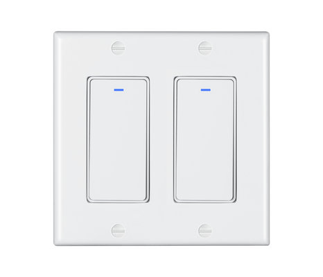 Voice APP 39mm 10A 600W Wifi Controlled Light Switch