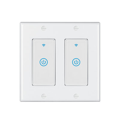 Remote 2 Gang 10A 37mm Smart WiFi Wall Switch