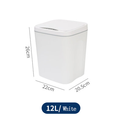 ISO9001 Lithium Battery 14L Induction Trash Can